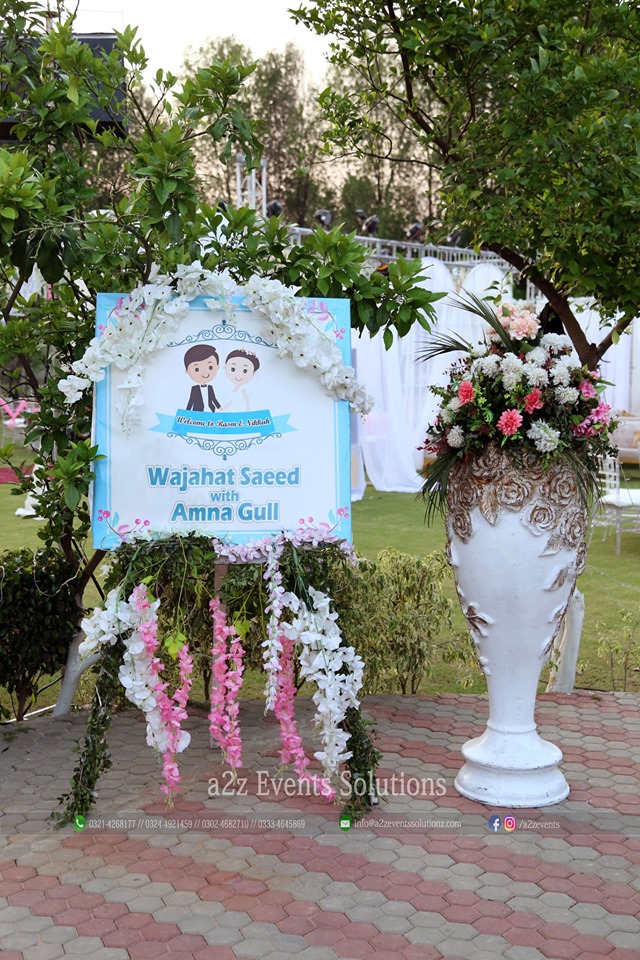 Striking Nikah Event Open Air at Bedian Farm House - A2z Events Solutions