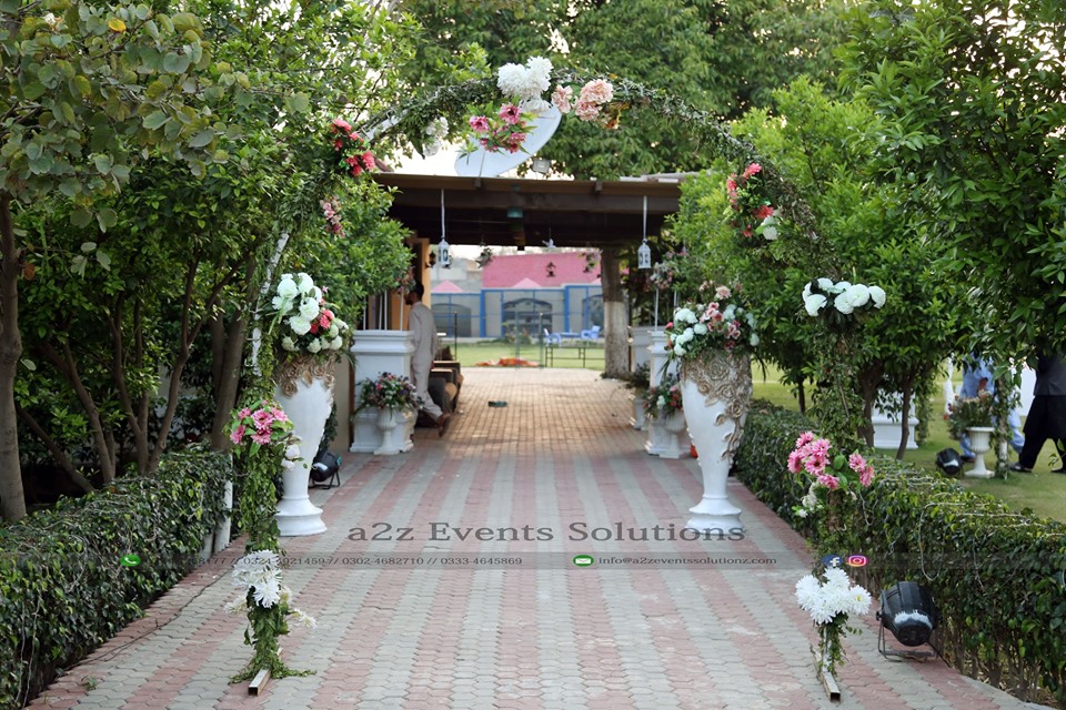 Striking Nikah Event Open Air at Bedian Farm House - A2z Events Solutions