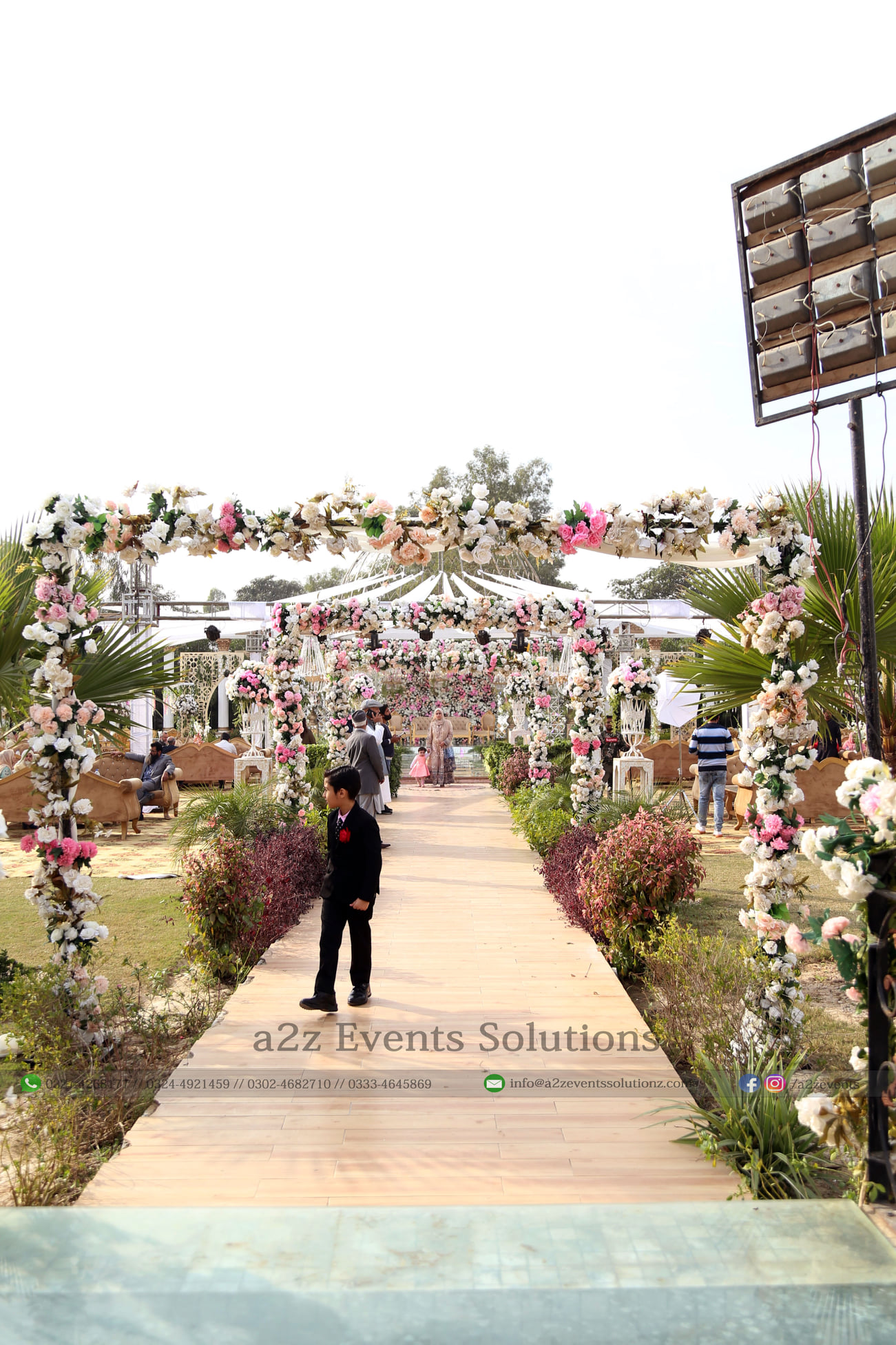 Outdoor Nikkah Ceremony - A2z Events Solutions