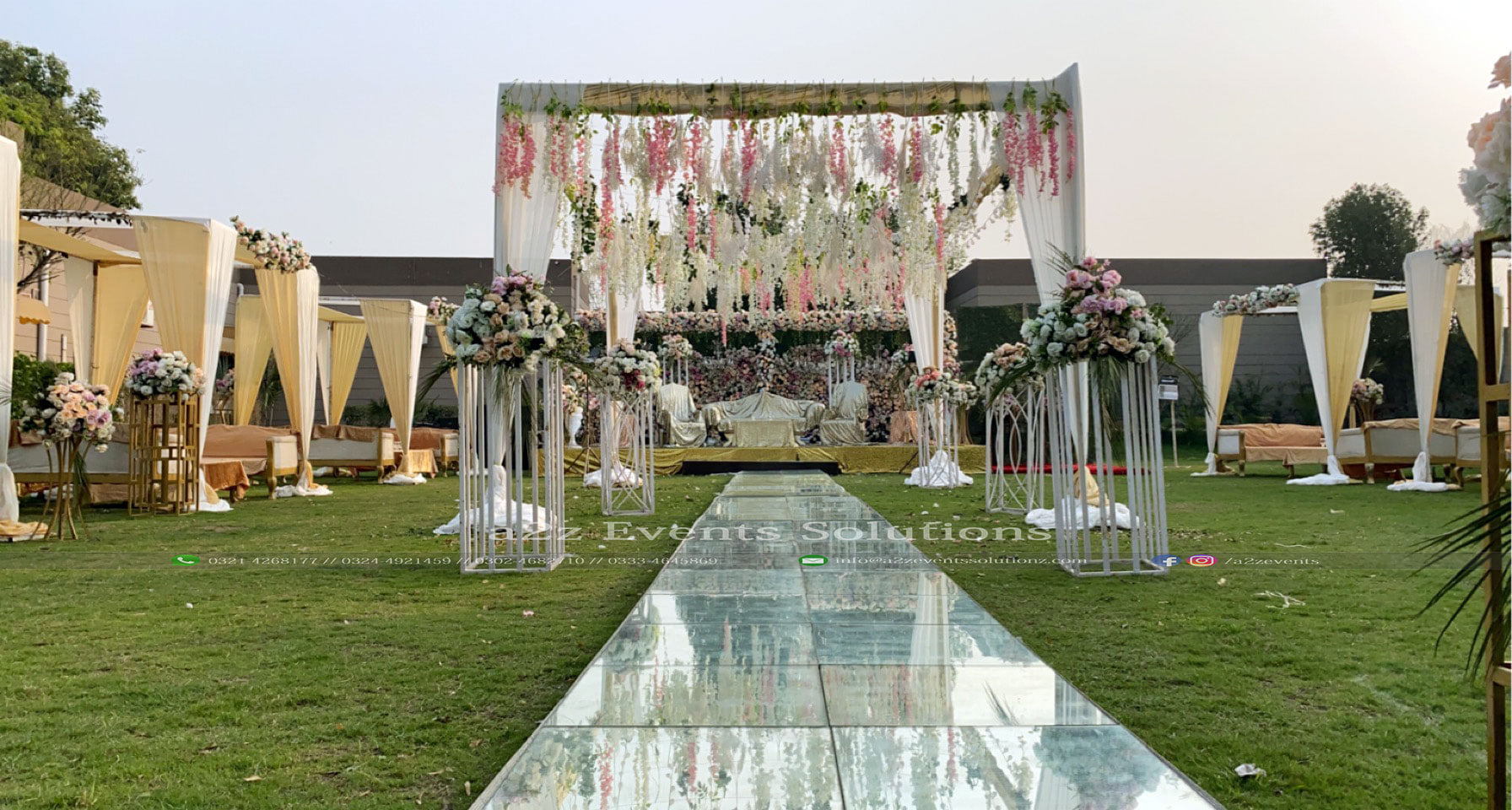 Outdoor Nikkah Decor - A2z Events Solutions