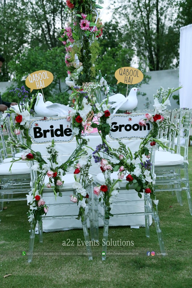 Striking Nikah Event Open Air at Bedian Farm House - A2z Events Solutions