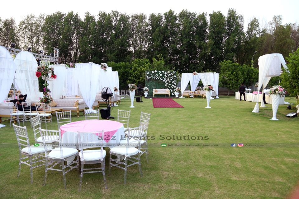 Striking Nikah Event Open Air at Bedian Farm House - A2z Events Solutions
