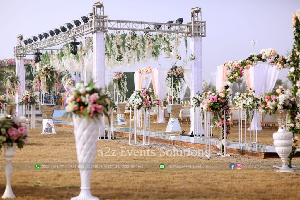 Open Air Daytime Walima Event in Jehlum - A2z Events Solutions