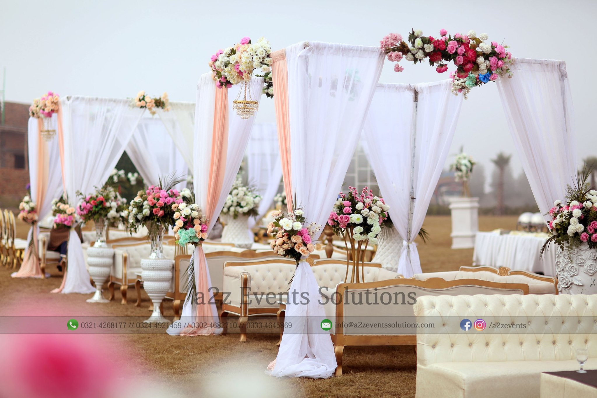 Open Air Daytime Walima Event in Jehlum - A2z Events Solutions