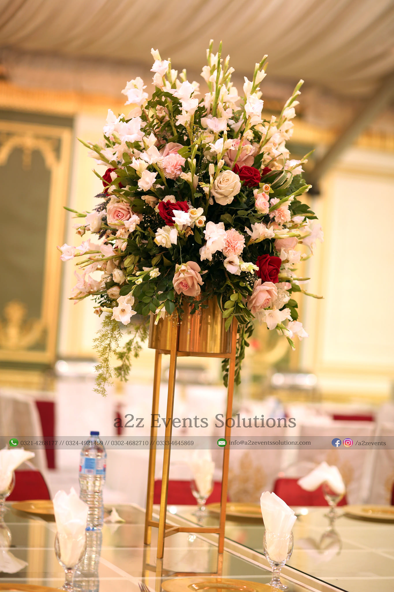 Elegant Indoor Walima Decor - A2z Events Solutions