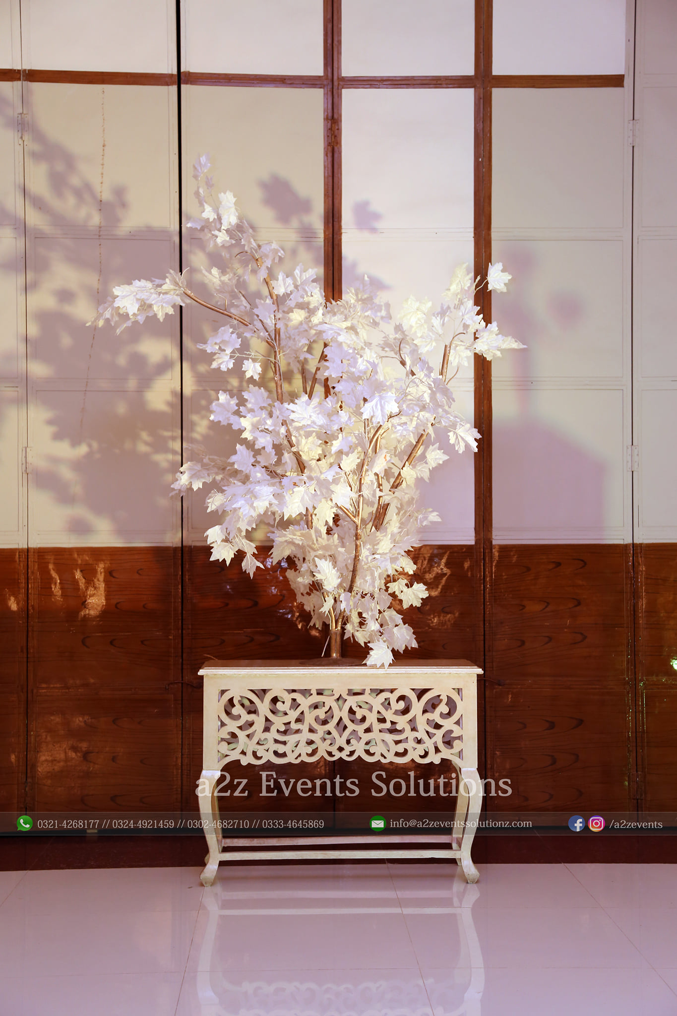 Elegant Indoor Walima Decor - A2z Events Solutions