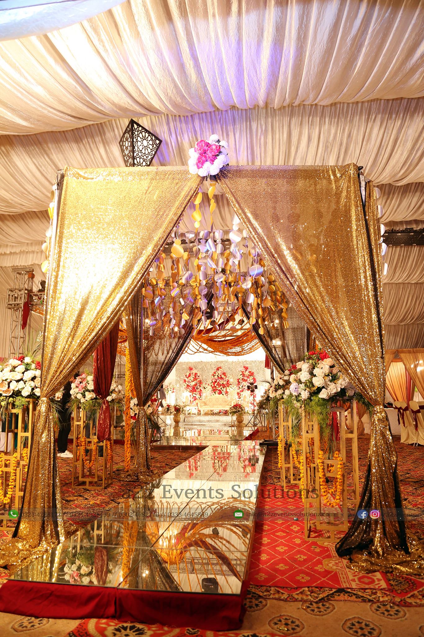 Indoor Mehndi Event At Jati Umrah - A2z Events Solutions