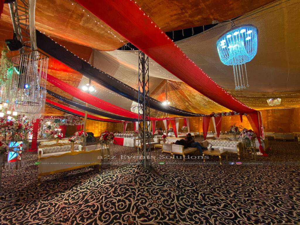Barat Decor in Velvet Canopy - A2z Events Solutions
