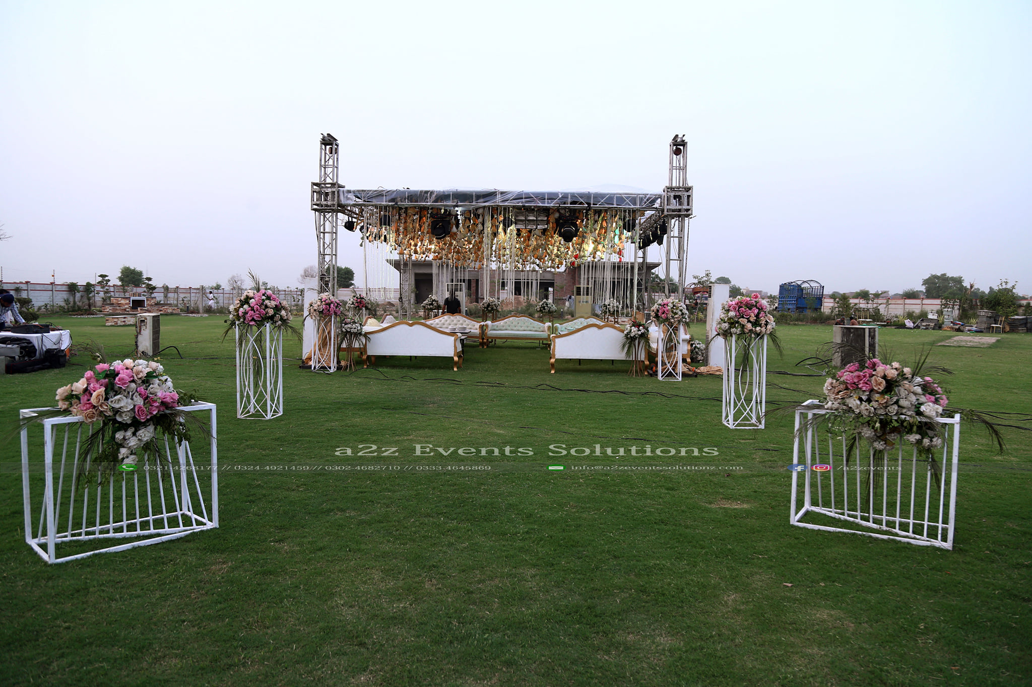 Outdoor Quarantine Nikkah Setup - A2z Events Solutions
