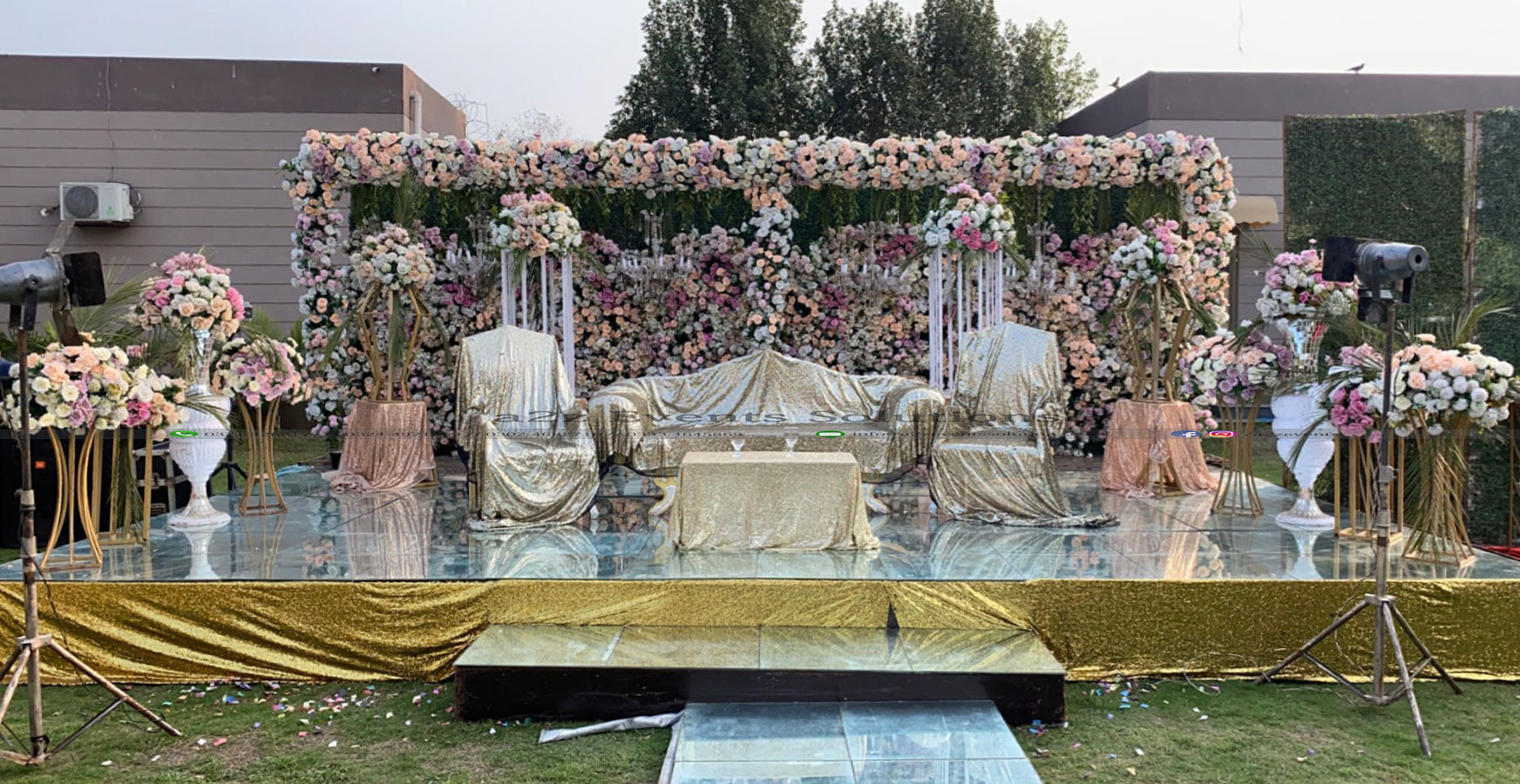Outdoor Nikkah Decor - A2z Events Solutions
