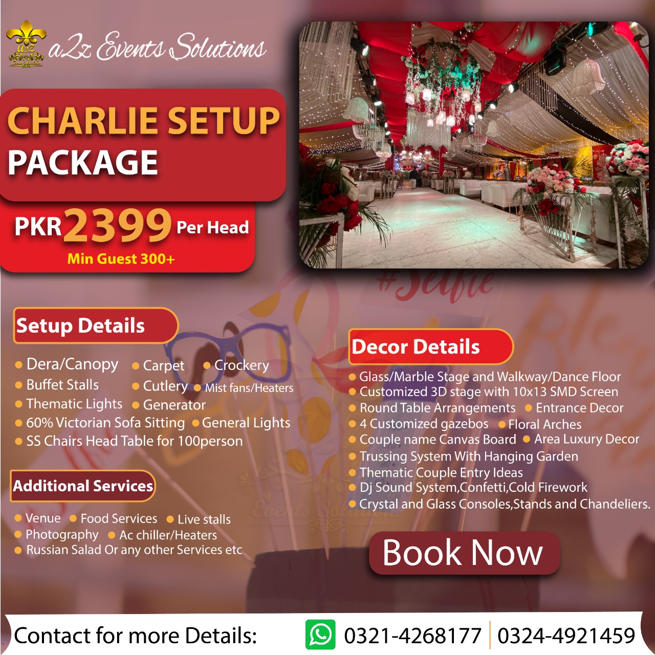 Wedding Packages | Decor Packages | Birthday Packages | a2z Events