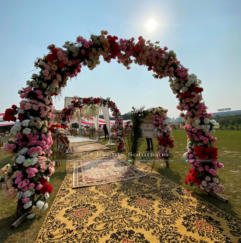 Outdoor Day Time Barat Setup - A2z Events Solutions