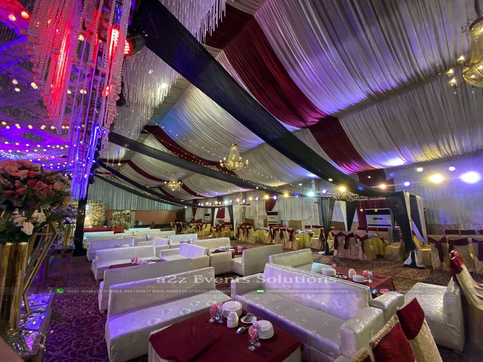 Indoor Western Walima Decor - A2z Events Solutions