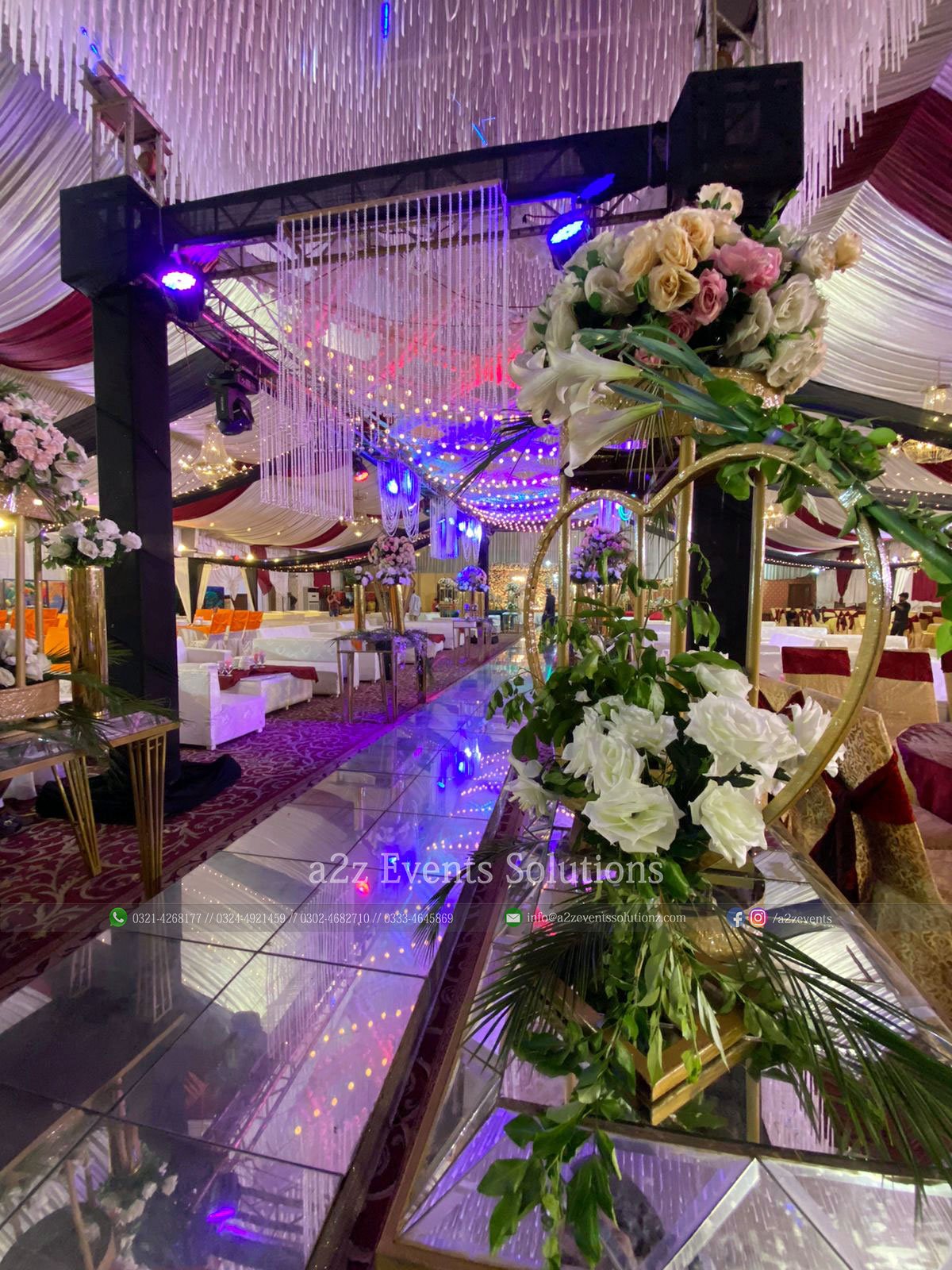 Indoor Western Walima Decor - A2z Events Solutions