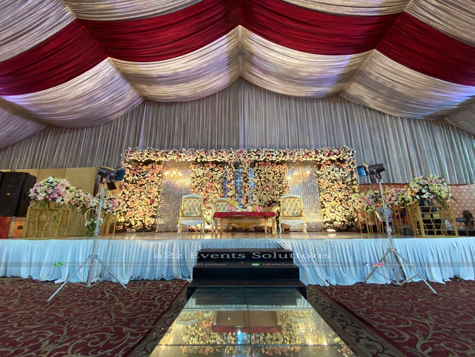 Indoor Western Walima Decor - A2z Events Solutions