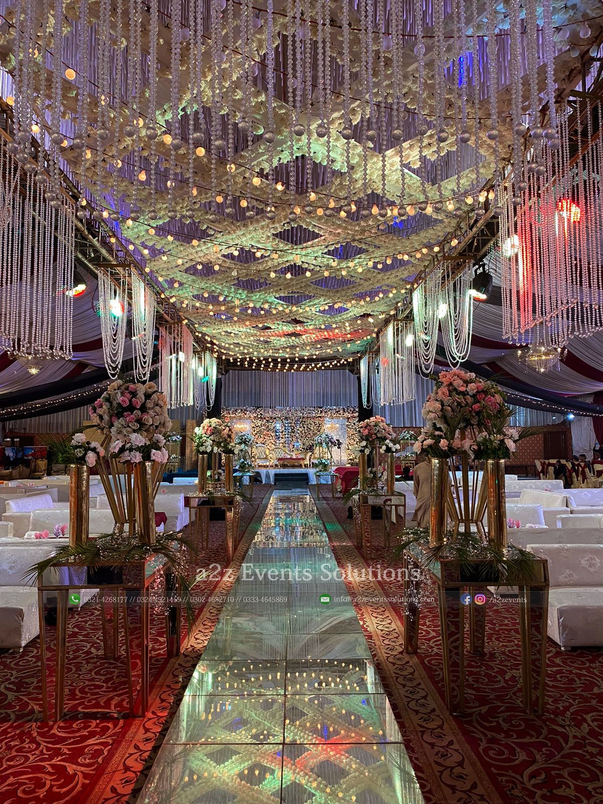 Indoor Western Walima Decor - A2z Events Solutions