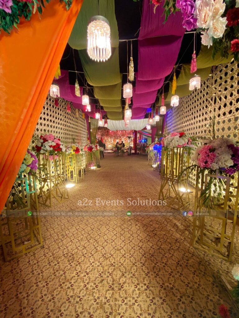 Mehndi Decor: The Art of Elegance and Tradition. - A2z Events Solutions