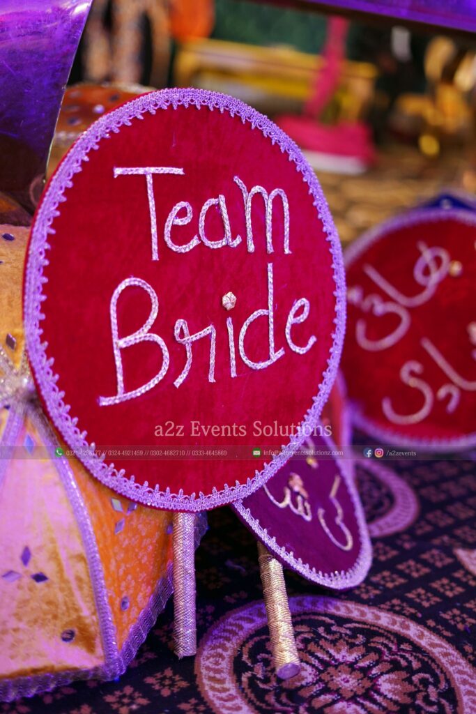 Customised Mehndi Props And Thaals - A2z Events Solutions