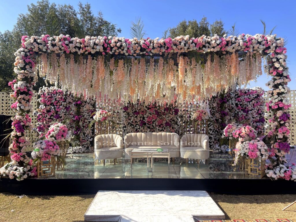 Outdoor White Themed Walima - A2z Events Solutions
