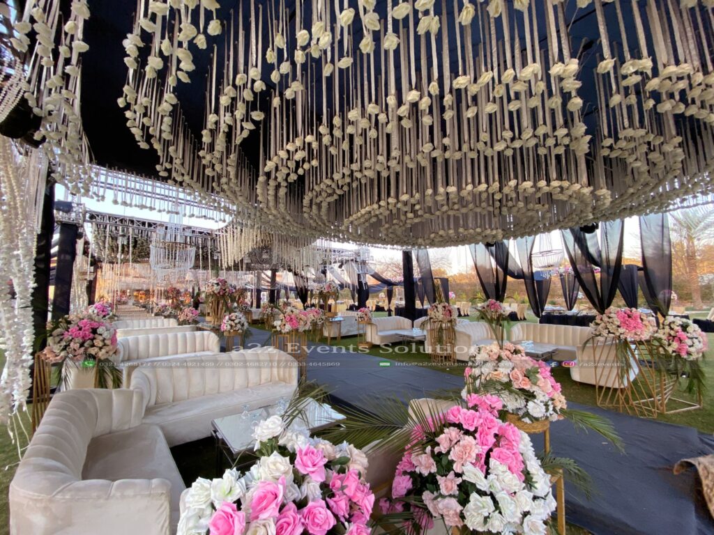 Day Time Wedding Ceremony | Outdoor Event | Open Air Walima Setup - A2z ...