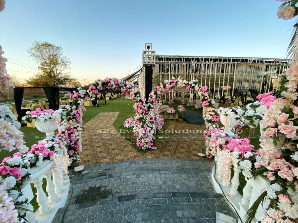 Day Time Wedding Ceremony | Outdoor Event | Open Air Walima Setup - A2z ...