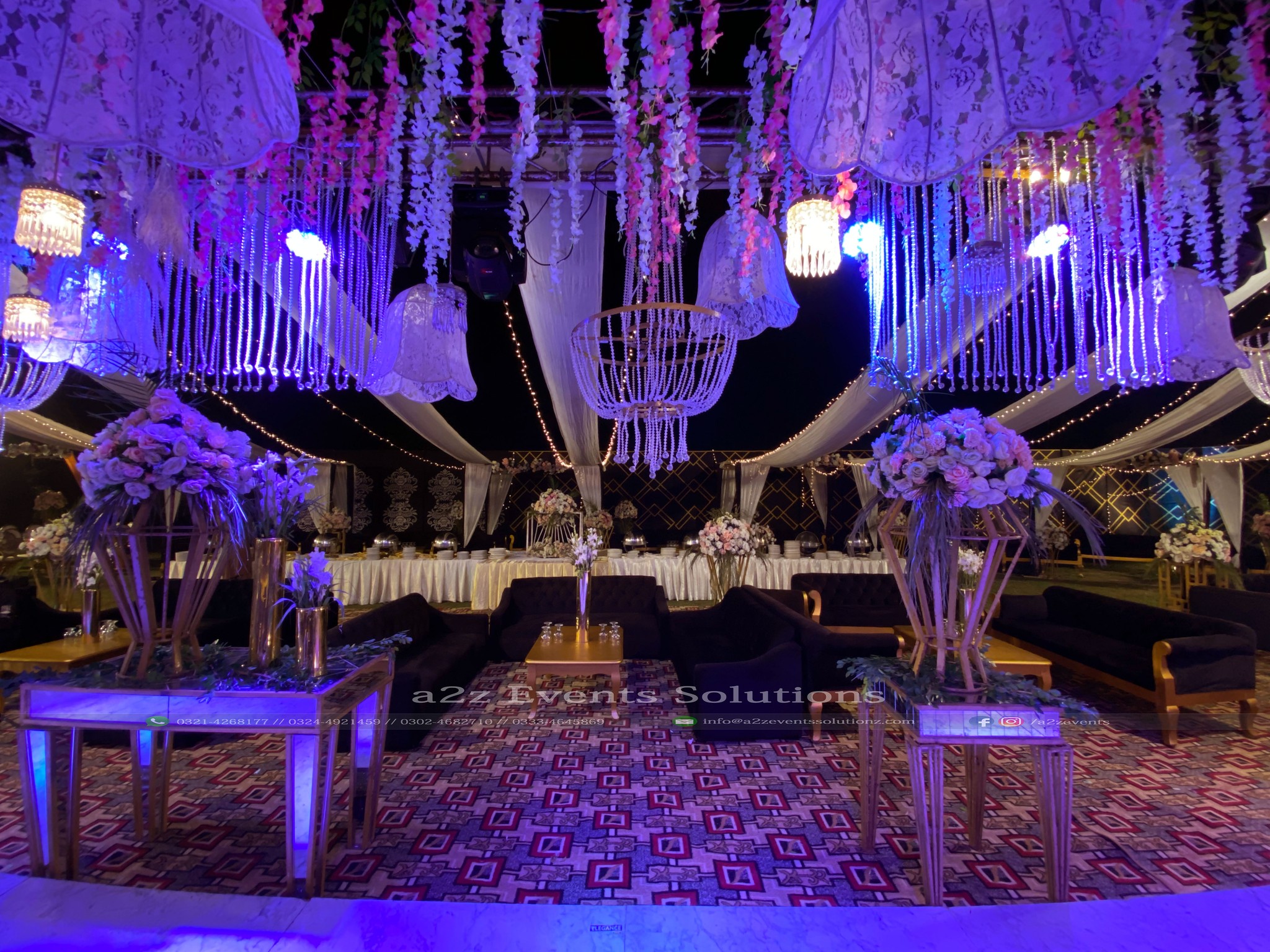 Outdoor Walima Grand Setup | Wedding Designers | Open Air Decor - A2z ...