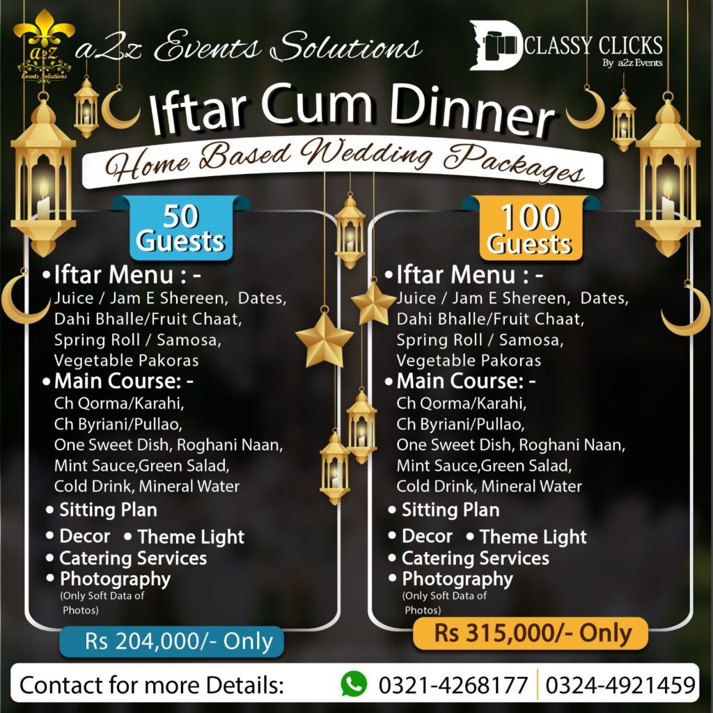 Elevating Ramadan Traditions with Home-Based Iftar Food Packages by A2z ...