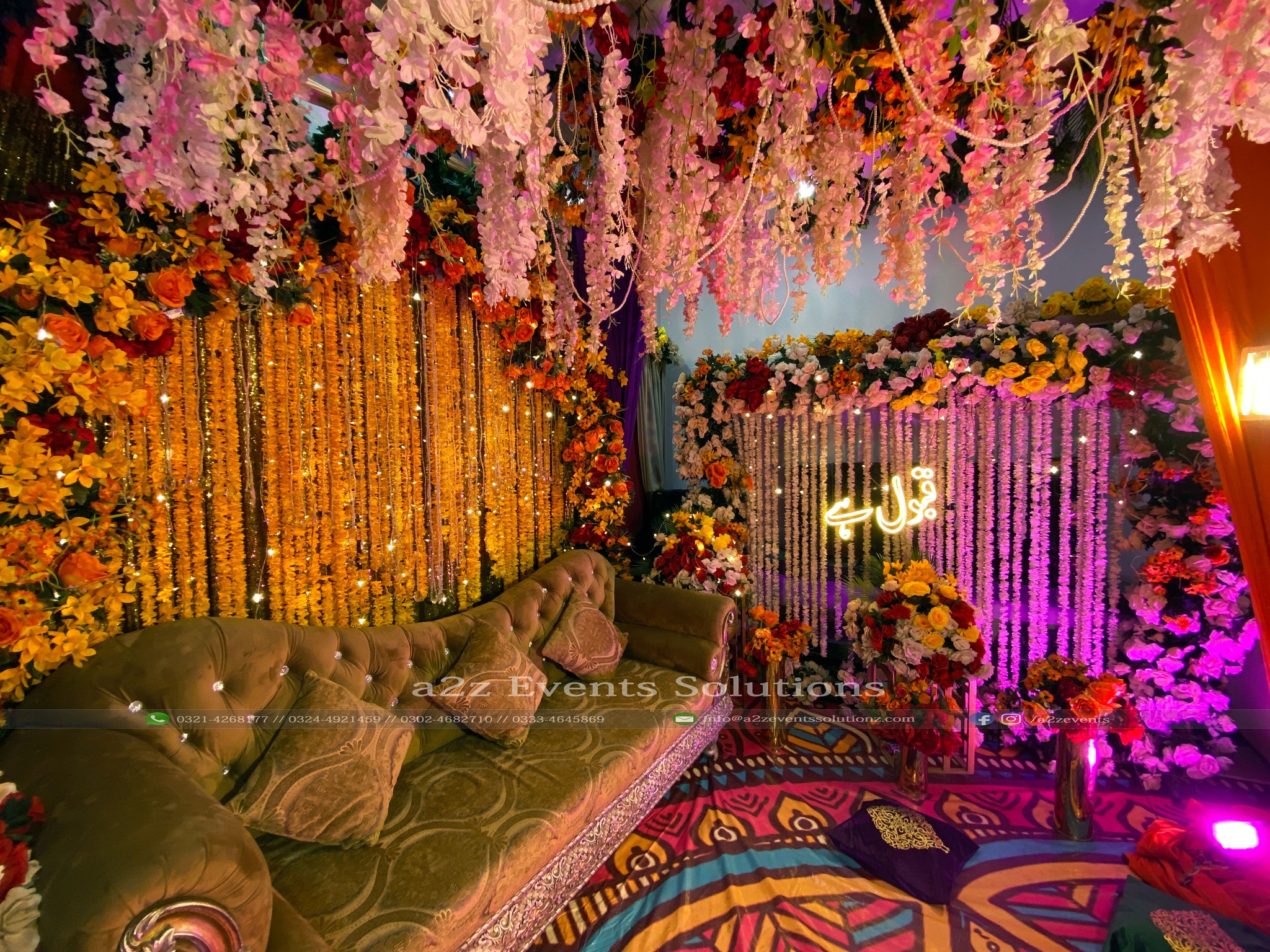 Simple & Elegant Nikkah Decor At Home - A2z Events Solutions